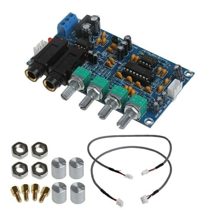 Jual kit reverb pre amp mic amplifier kit penguat mic hifi stereo ...