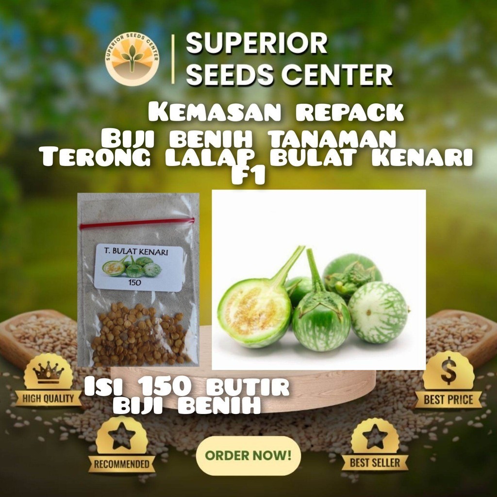 Jual kemasan repack plastik klip 150 butir biji benih tanaman terong ...