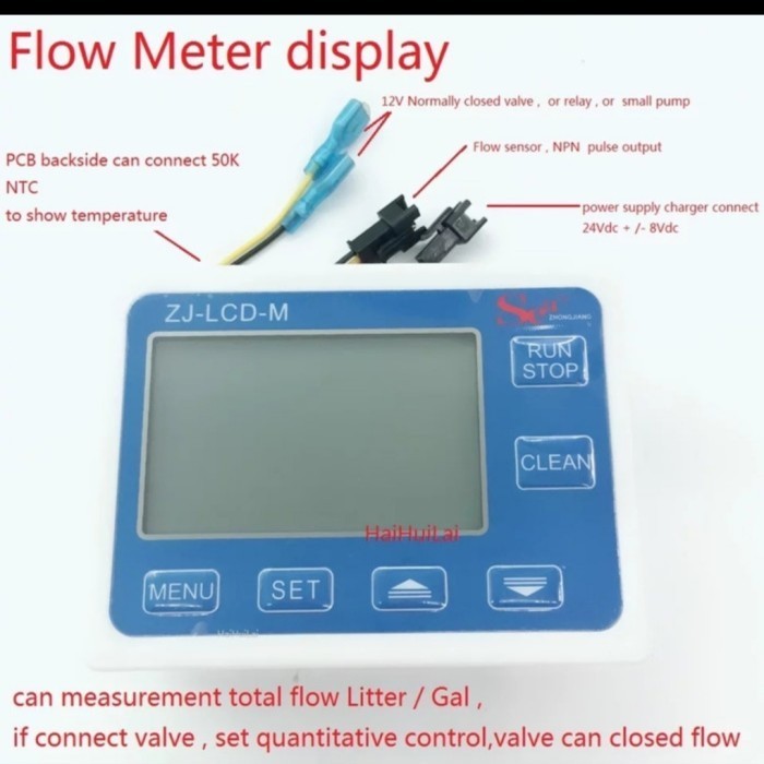 Jual Flow Sensor 2 Inch Water Flow Sensor With Lcd Displaycontrol ...