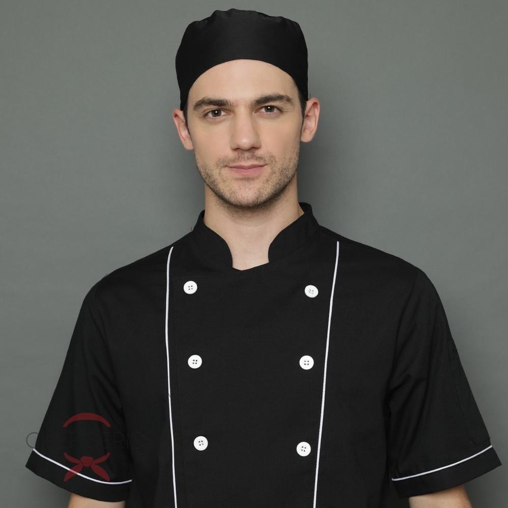 Jual see-97 Chef Series Topi Koki Peci Jala / Chef Cap Hat with Mesh ...