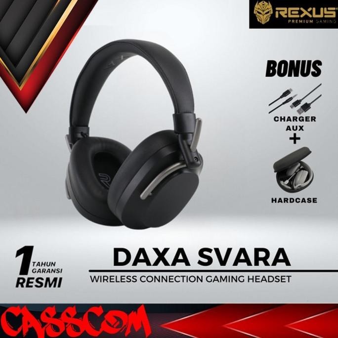 Jual REXUS DAXA SVARA QW1 ANC BLUETOOTH GAMING HEADSET DUAL CONNECTION ...
