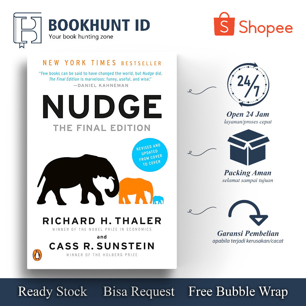 Jual Nudge: The Final Edition by Richard H. Thaler (English) | Shopee ...