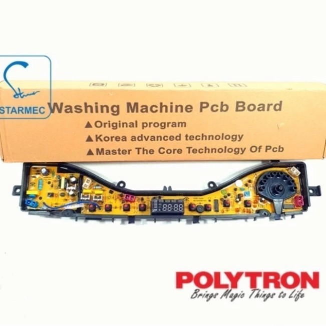 Jual MODUL PCB MESIN CUCI POLYTRON TOP PAW 7512, 8512, 9512 MODEL PUTAR | Shopee Indonesia