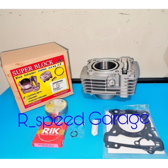 Jual Produk BLOK CAST IRON & FORGED PISTON BRT NEW R15 V3 V4 MT 15 ...
