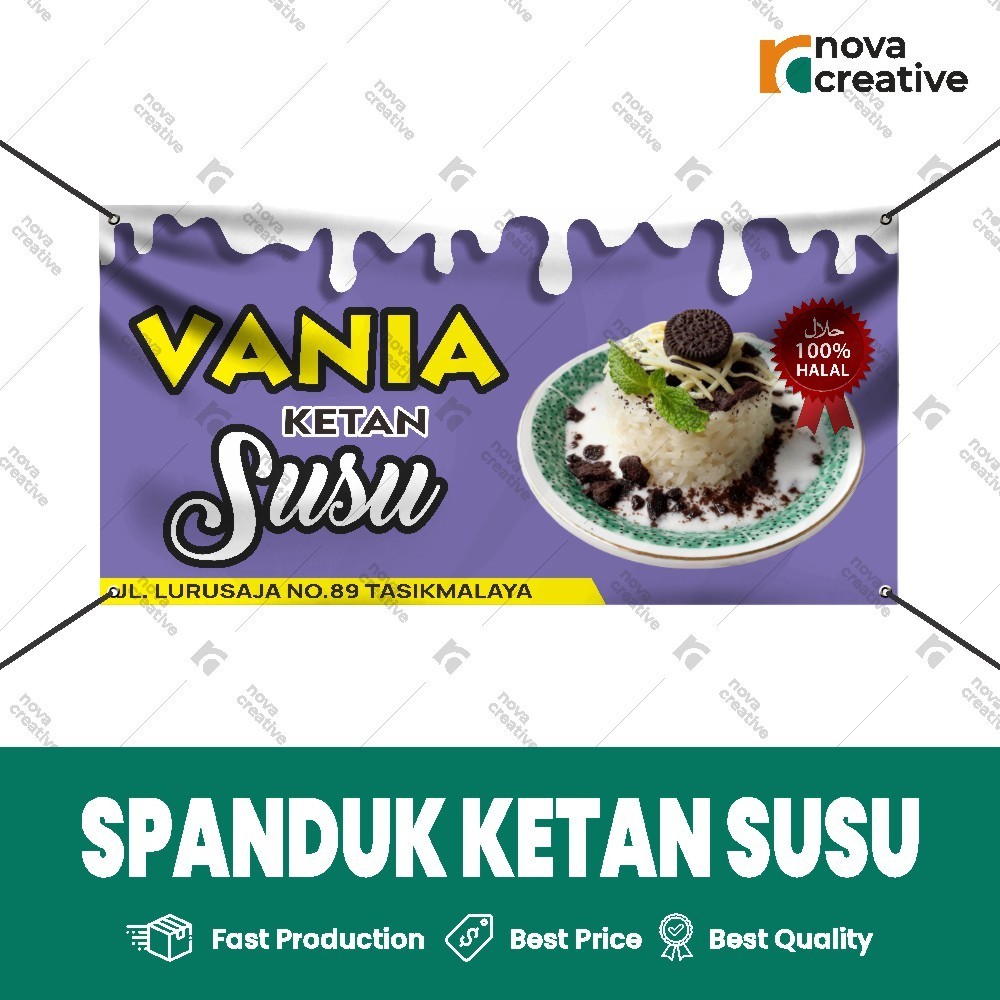 Jual Cetak Spanduk Susu Ketan Baligho Cetak Banner Gratis Desain ...