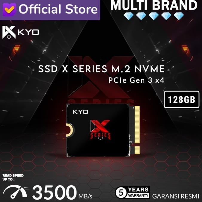 Jual KYO X30 2230 PCIE 3.0 X SERIES 128GB NVME SSD M.2 NVME GEN3 X4 NVME GEN 3 X4 2807T | Shopee ...