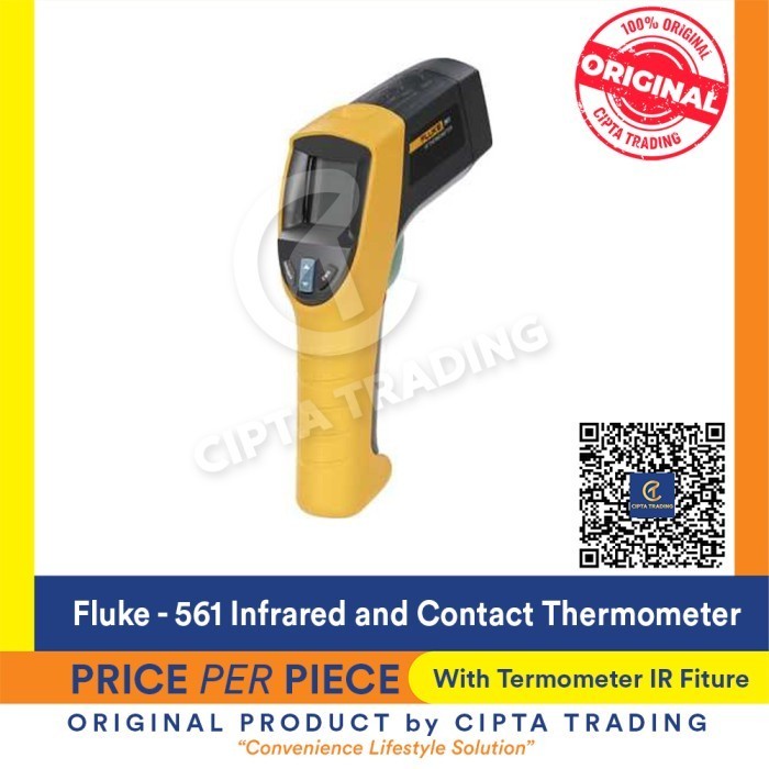 Jual Produk Fluke - Thermometer - Fluke 561 Infrared and Contact ...