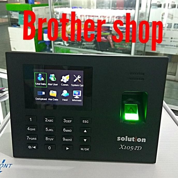 Jual Mesin absensi sidik jari / finger print Solution X105-ID | Shopee Indonesia