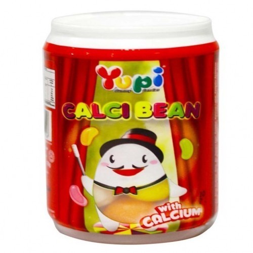 Jual S75254 YUPI CALCI BEAN PERMEN JELLY 70GR BOTTLE MAJU BERSAMA ...