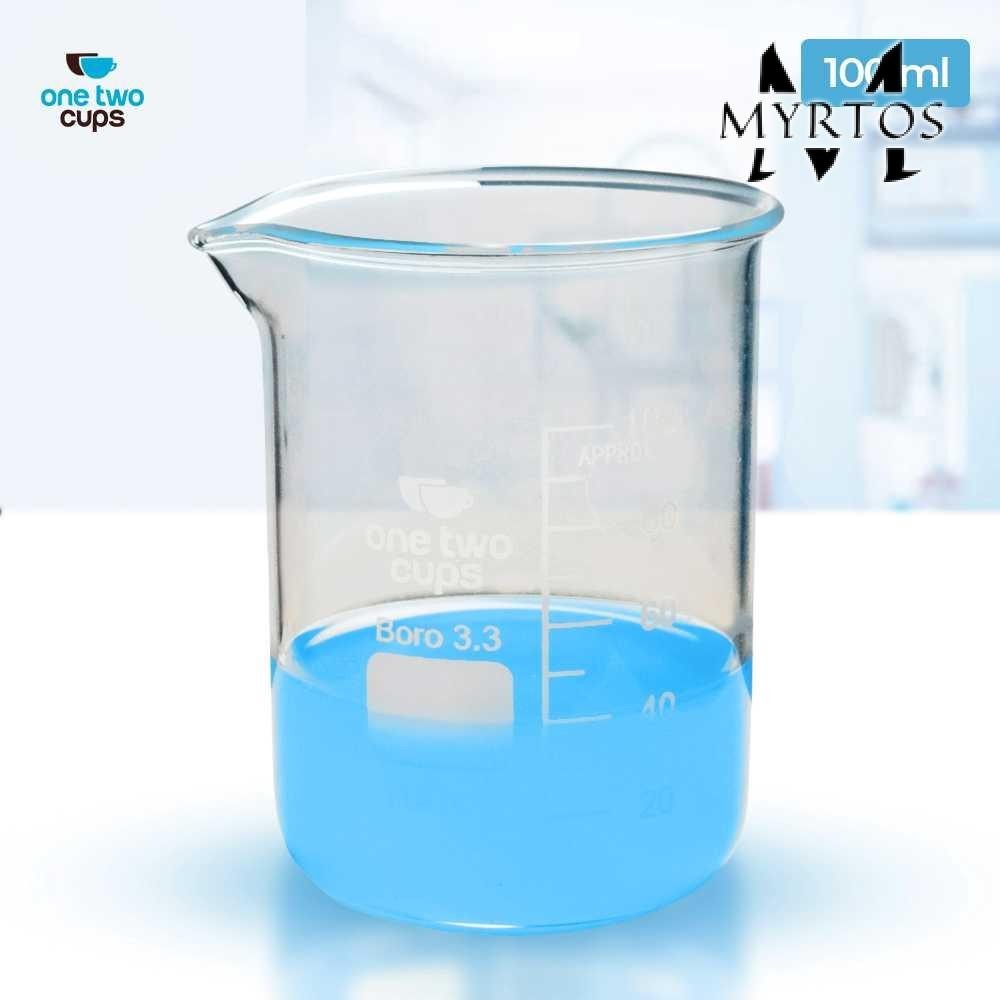 Jual [MT] Gelas Ukur Lab Kimia Kaca Borosilicate Glass - GG-17 One Two ...