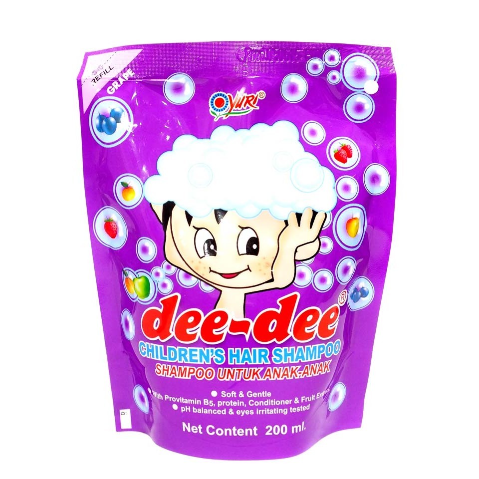 Jual S13718 DEE DEE GRAPE KIDS SHAMPOO 200ML MAJU BERSAMA (20251215 ...