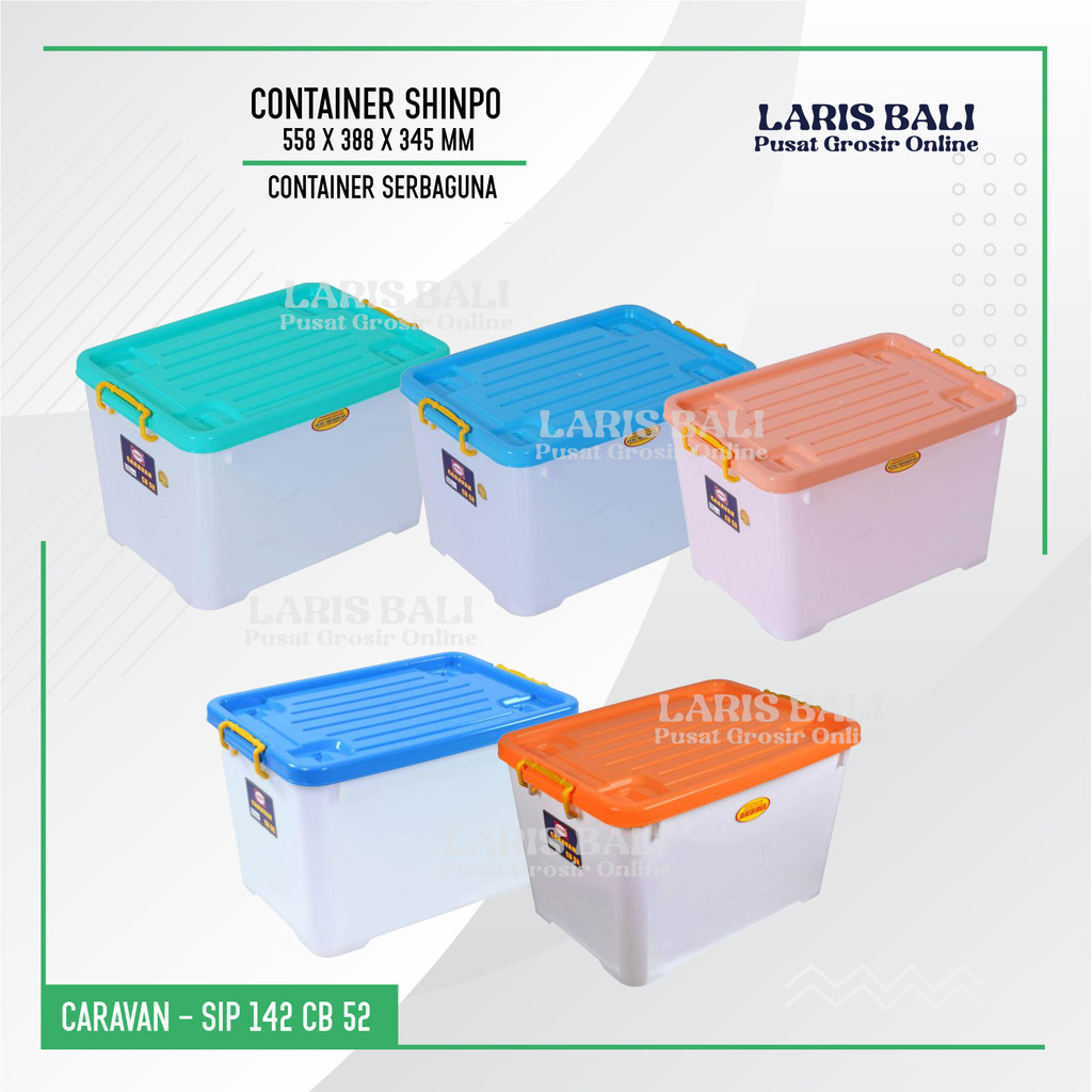 Jual Box Container Shinpo 52 Liter | Shopee Indonesia