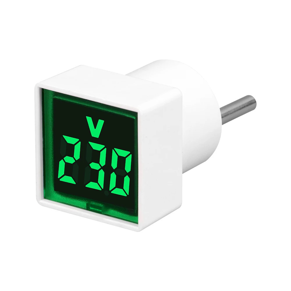 Jual SDHI Alat Pengukur Listrik Voltmeter Digital Display Plug EU 220V ...
