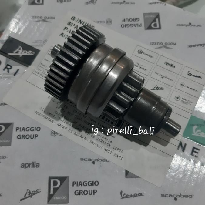 Jual BENDIK PINION GEAR DINAMO MOTOR STARTER 2V VESPA S LX LIBERTY 150 ...