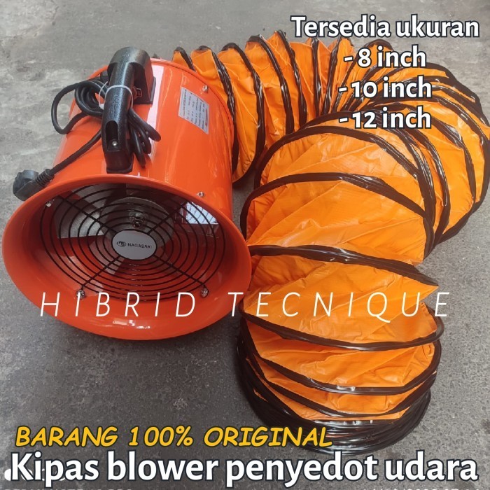 Jual Termurah Kipas Blower Portable Ventilator 8 10 12 Inchi Exhaust Fan Penghisap | Shopee ...