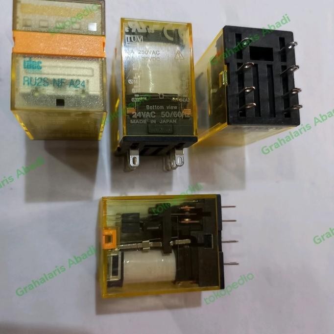 Jual Relay Ru2S Nf Idec 24Vac 2Co 5A,8Pin Murah | Shopee Indonesia