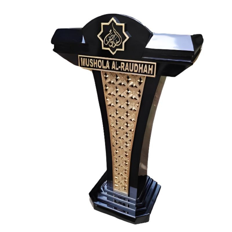 Jual [BISA CUSTOM LOGO] MIMBAR MASJID PRESIDEN UNTUK PIDATO MIMBAR ...