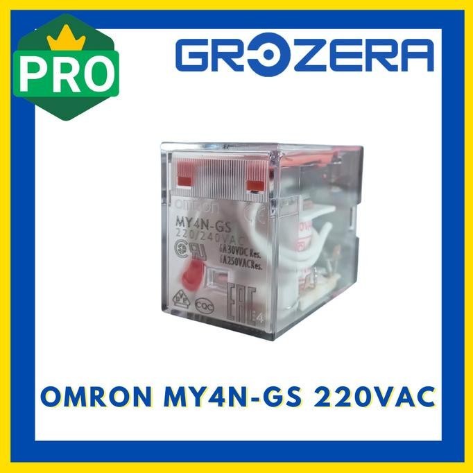 Jual Relay Omron My4N-Gs 220Vac My4N Gs Terbaru | Shopee Indonesia