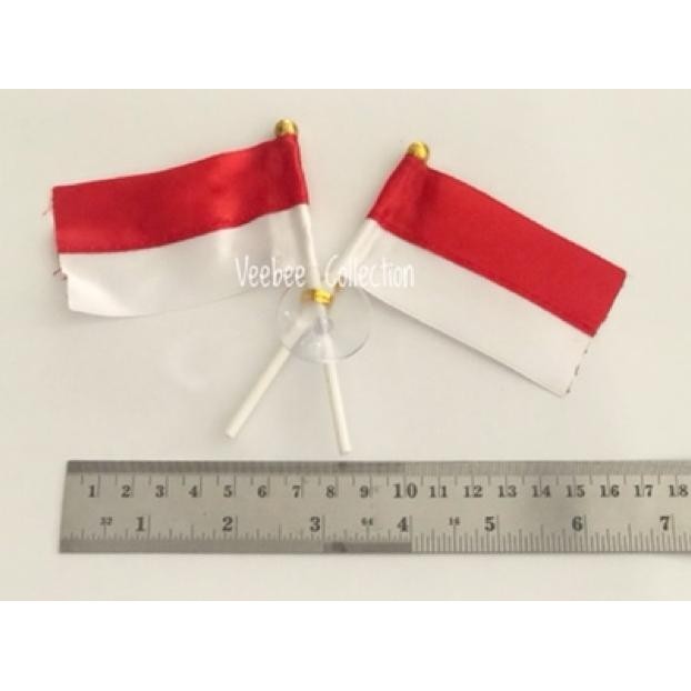 Jual PROMO AGUSTUS Bendera merah putih cop copan mobil/hiasan mobil ...