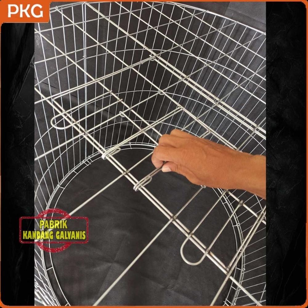 Jual KU09 Kandang Galvanis Model Lingkaran D100x80 Cocok Untuk Jemur ...