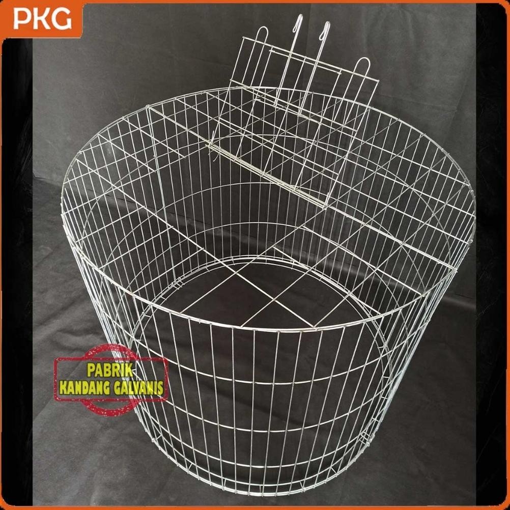 Jual fg-87 Kandang Galvanis Model Lingkaran D100x80 Cocok Untuk Jemur Ayam Jago Bangkok Aduan ...
