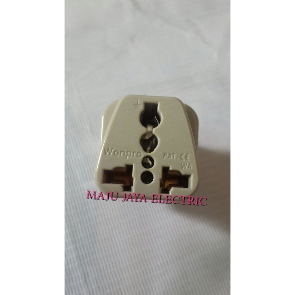 Jual Sam Promo Colokan/Oversteker/Over Steker 3 Tiga Kaki Gepeng Wonpro ...