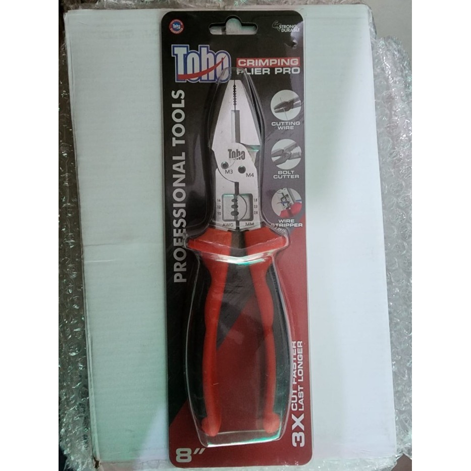 Jual Produk TOHO Tang crimping multifungsi Tang kombinasi press 8 inch ...