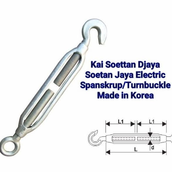 Jual Ready Spanskrup M16 / Turnbuckle M16 / Spanscrew M16 / Made In ...