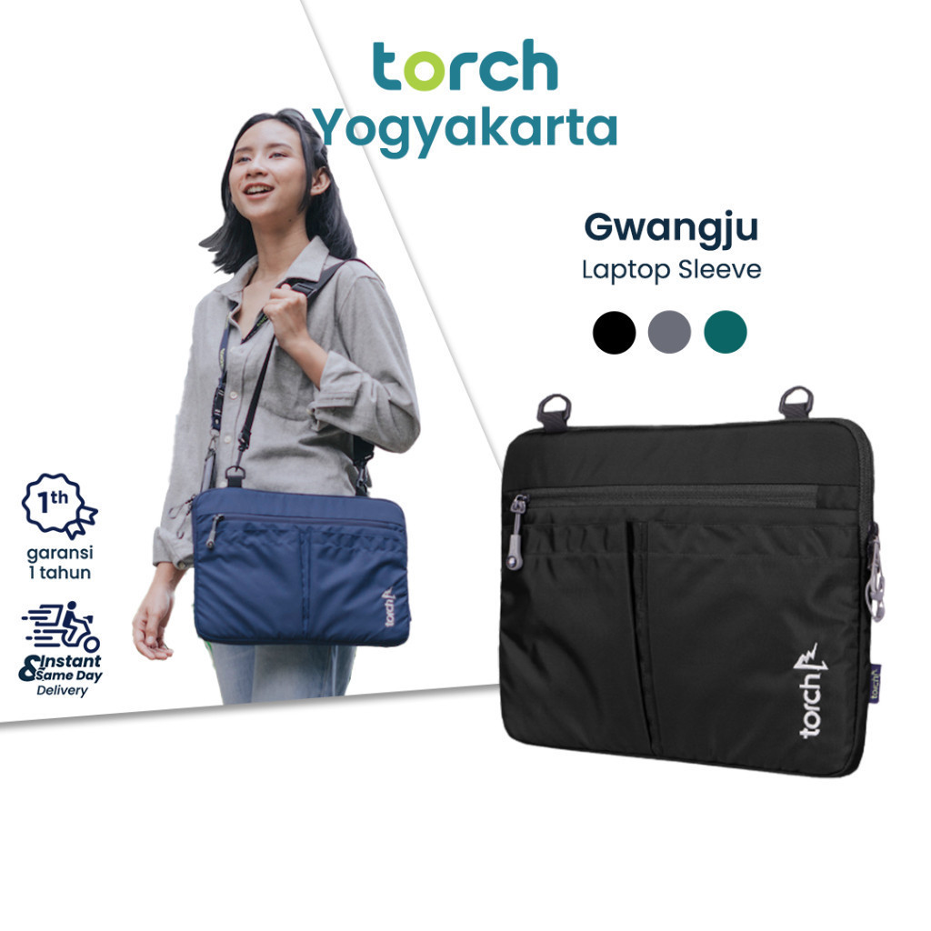 Jual TORCH JOGJA Pelindung Laptop - Tas Laptop Selempang Anti air ...