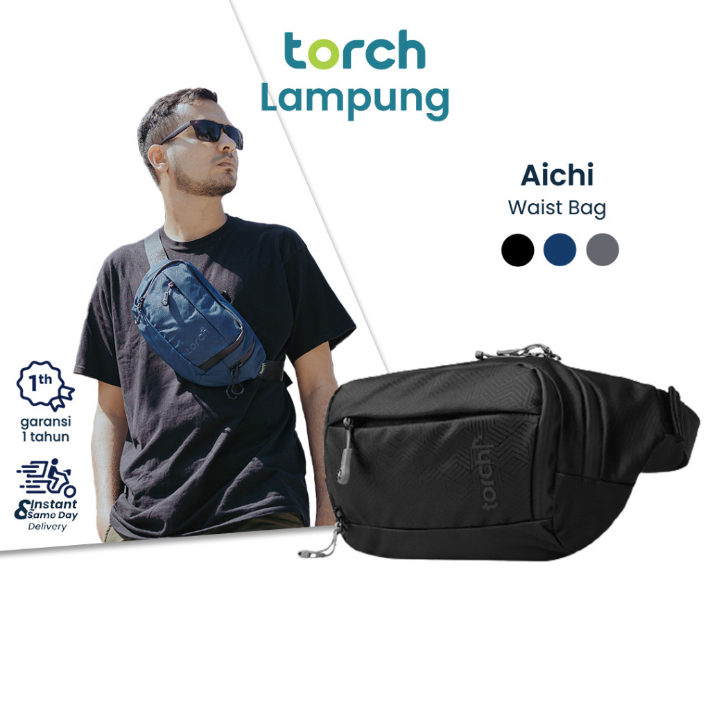 Jual TORCH Aichi Tas Pinggang Konser Ringan Anti Air Pria Wanita - Tas ...