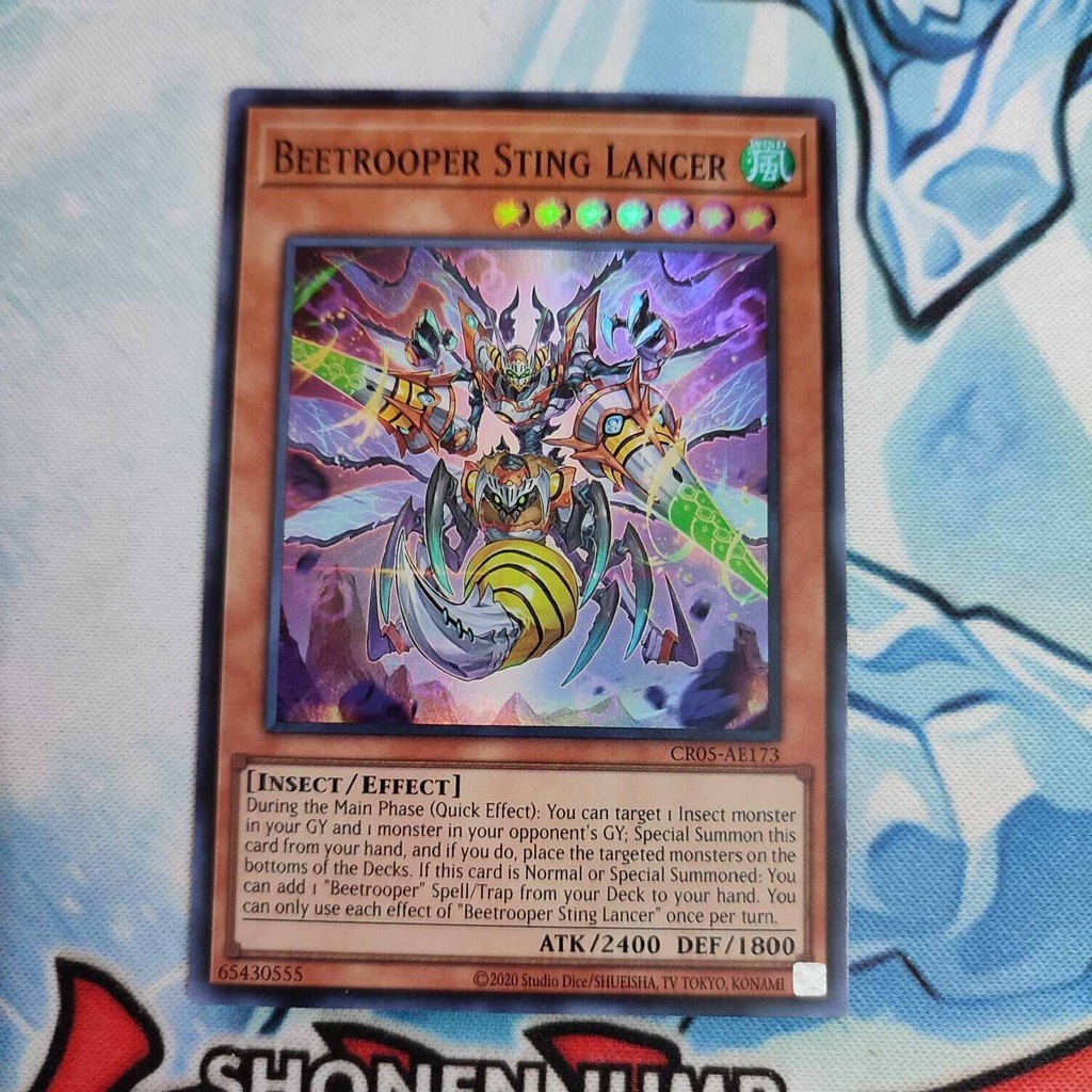 Jual yugioh AE beetrooper sting lancer CR05-AE173 SR original | Shopee Indonesia