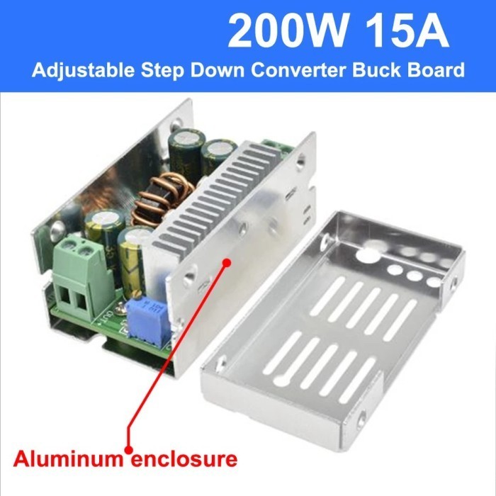 Jual Step Down 15A 200W 60V Adjustable Dc-Dc Step Down Converter Buck ...