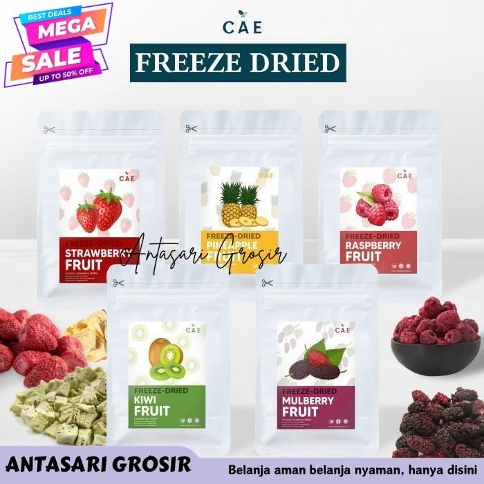 Jual ALL VARIANT FREEZE DRIED FRUIT BUAH CRISP PURE KERING UTUH WHOLE ORGANIK HEALTHY CRUNCHY ...