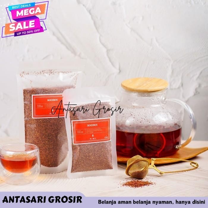 Jual ROOIBOS AFRICAN RED TEA REDBUSH TEH MERAH AFRIKA TISANE ORGANIK ...