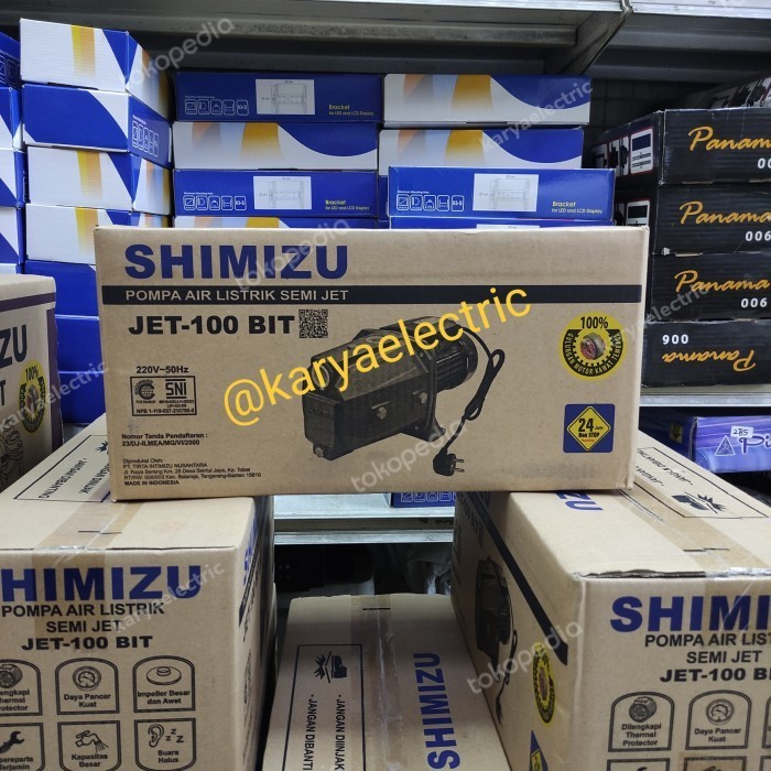 Jual Produk POMPA AIR SHIMIZU GARANSI SEMI JET PUMP JET-100 BIT ORIGINAL | Shopee Indonesia