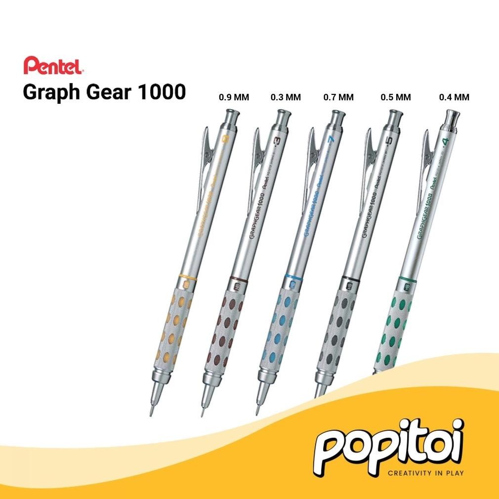 Jual NI06 Pentel Graph Gear 1000 Mechanical Pencil GraphGear Pensil ...