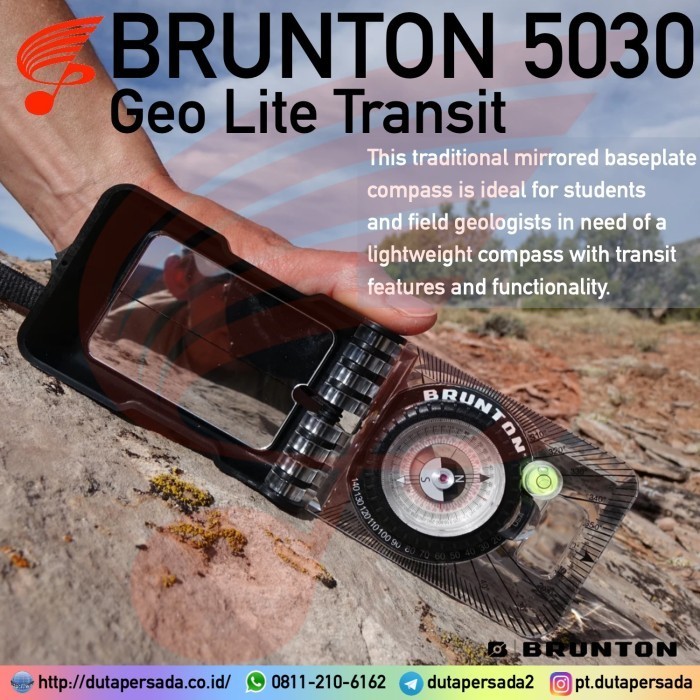 Jual Brunton 5008 Compro Pocket Transit Compass - Kompas Geologi ...