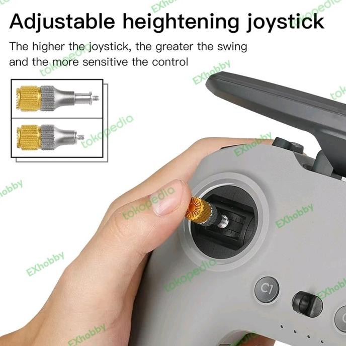 Jual DJI AVATA REMOTE CONTROLLER 2 METAL JOYSTICK Rocker ADJUSTABLE ...