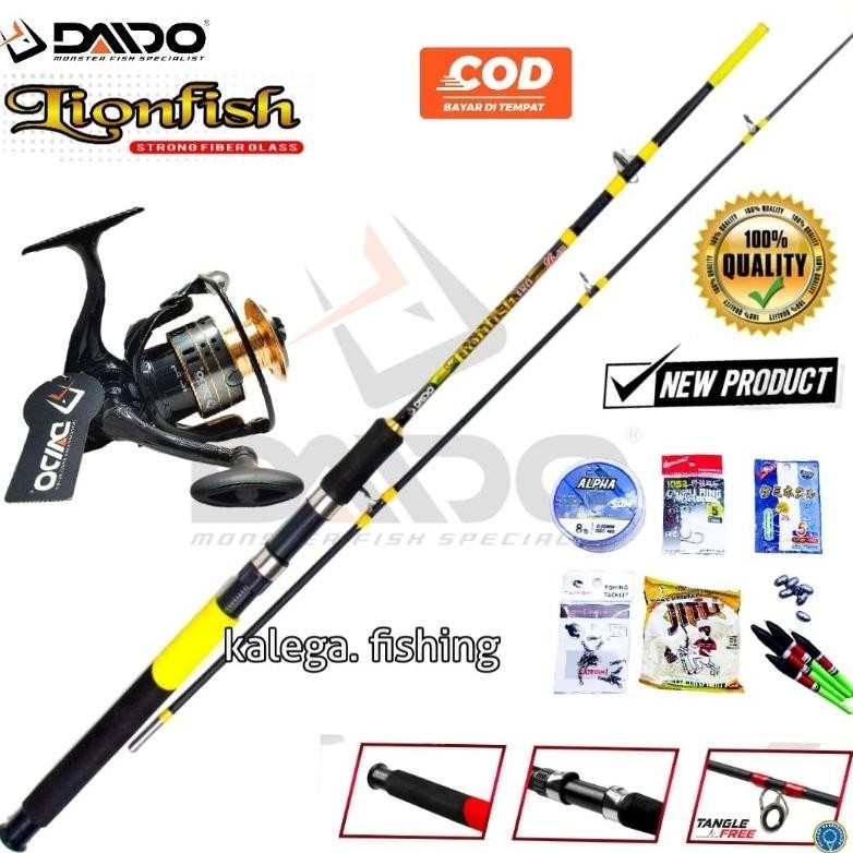 Jual VIRAL Set Pancing Murah Daido Shikari Fiber padat Lengkap 16 kg fx ...