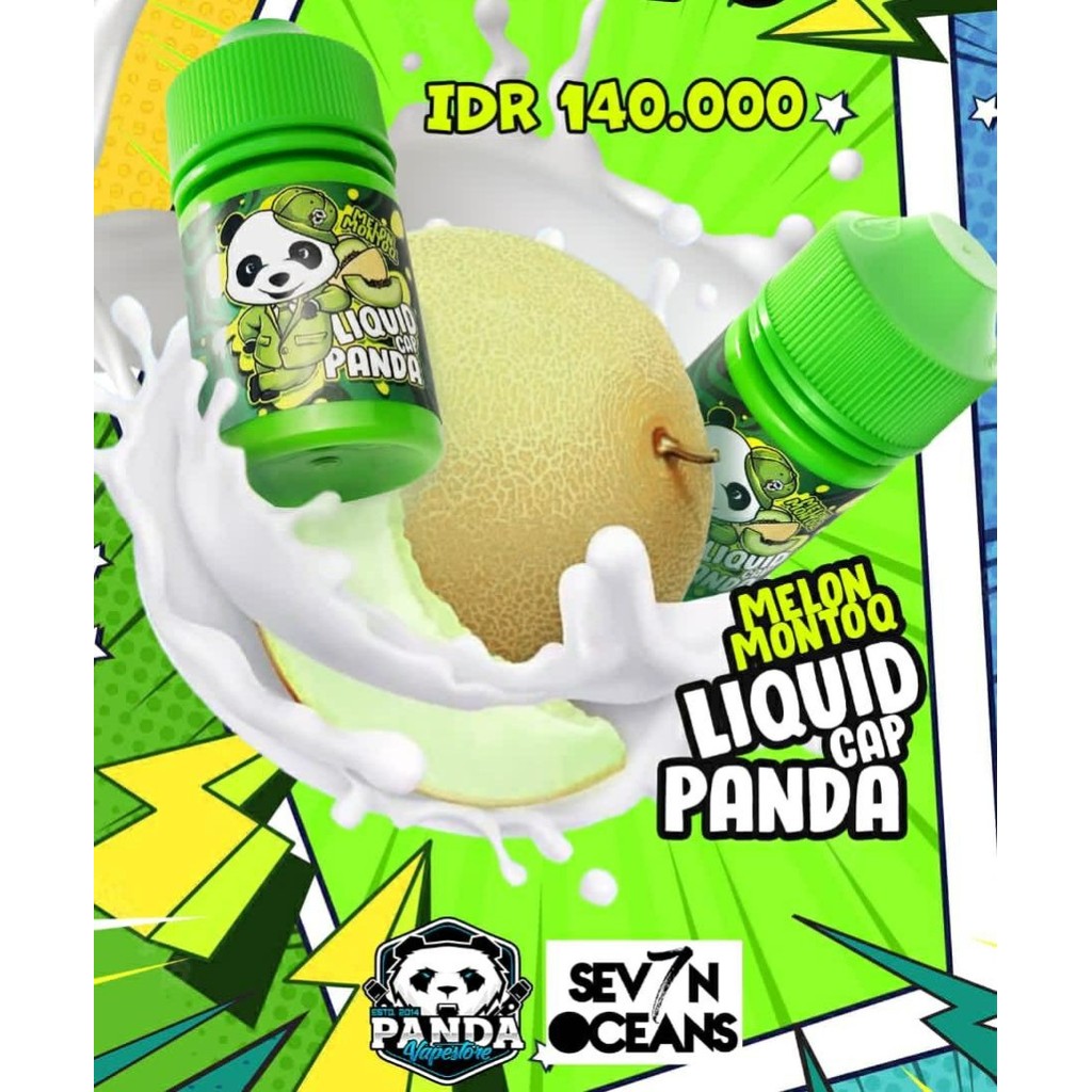 Jual LIQUID CAP PANDA 60ML BY PANDA VAPESTORE X SEVEN OCEANS - 3MG ...