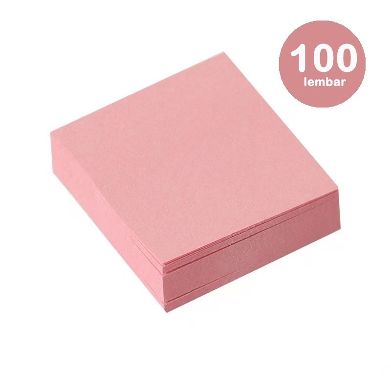 Jual Sticky note warna Makaron Kotak Kecil Stik Mini Koyak Indeks N ...