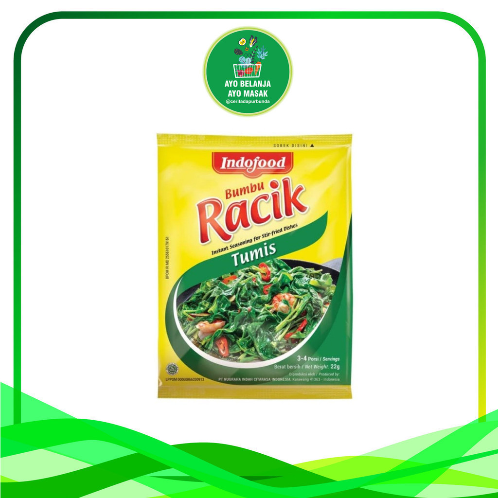 Jual Bumbu Racik INDOFOOD varian Bumbu Tumis per sachet 20 gram ...