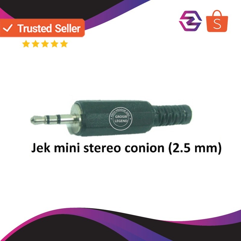 Jual Jack jak jek mini stereo buntut conion jek aux audio 2.5 mm ...