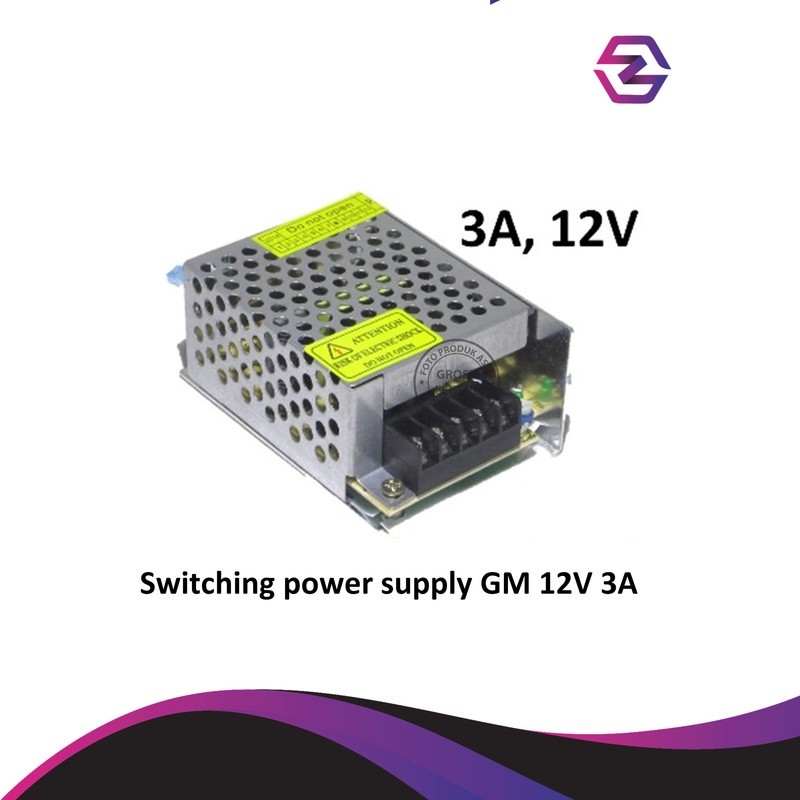 Jual Power supply adaptor switching trafo led strip 12 volt 3A ampere | Shopee Indonesia