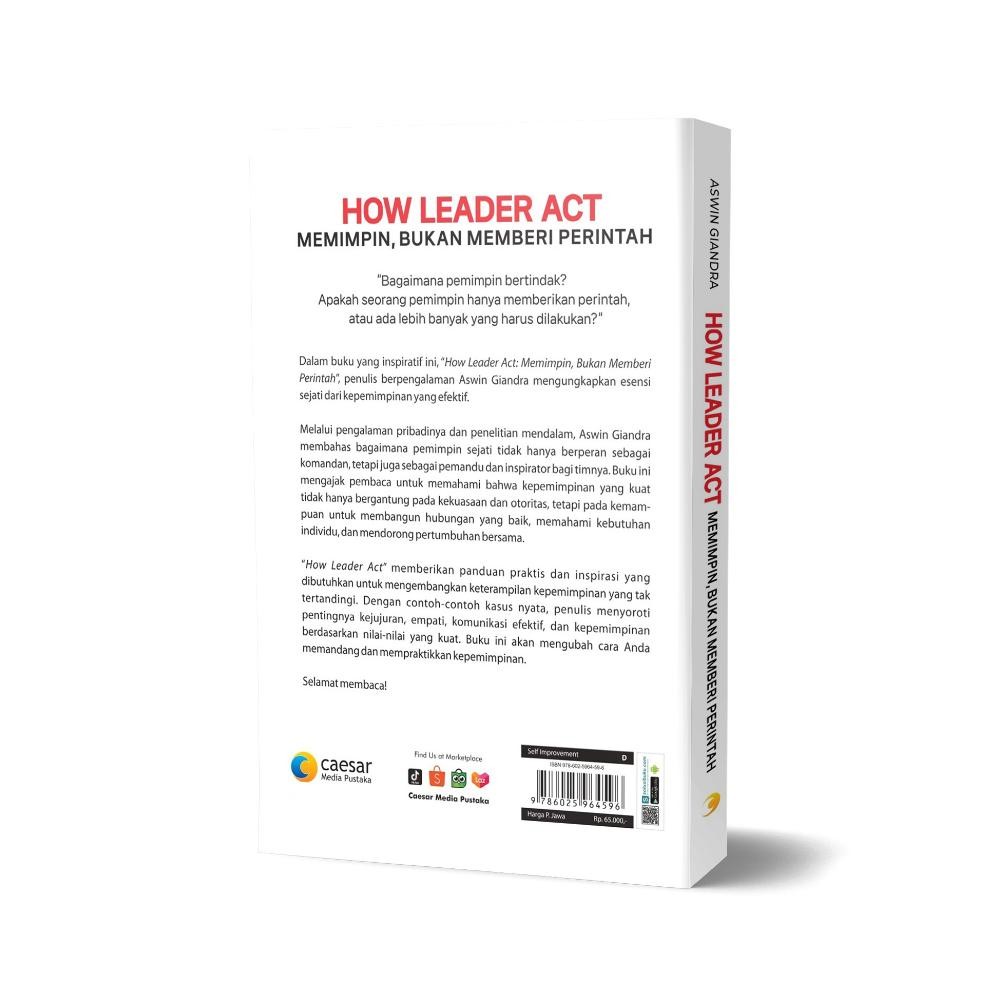 Jual wdr-75 How Leader Act - Memimpin, Bukan Memberi Perintah - Aswin ...