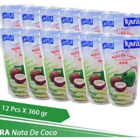 Jual Kara Nata De Coco Rasa Cocopandan 360 Ml (1 Dus Isi 12 Pcs ...
