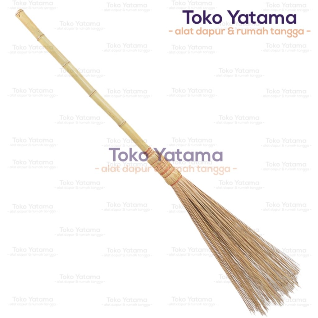 Jual SAPU LIDI GAGANG KAYU SAPU HALAMAN TANGKAI BESAR | Shopee Indonesia