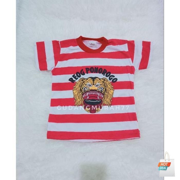 Jual Promo Kaos Lorek Reog Anak / Kaos Lorek Reog Ponorogo Anak / Kaos ...