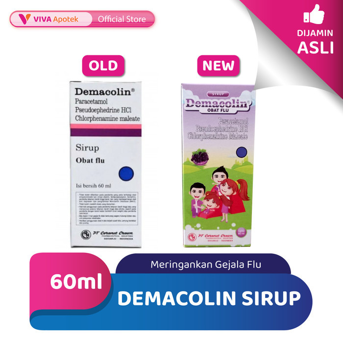 Jual Demacolin Sirup untuk Meringankan Gejala Flu (60 ml) | Shopee ...