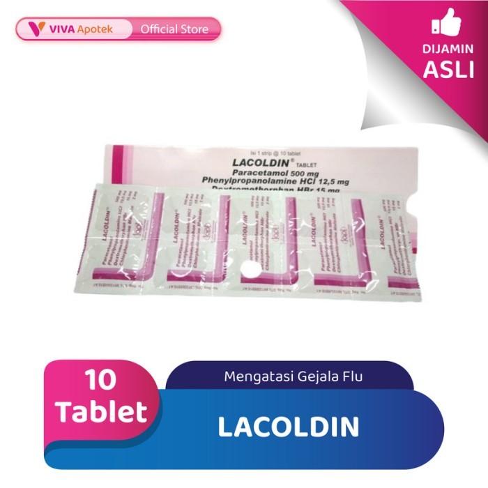 Jual Lacoldin untuk Mengatasi Gejala Flu (10 Tablet) | Shopee Indonesia
